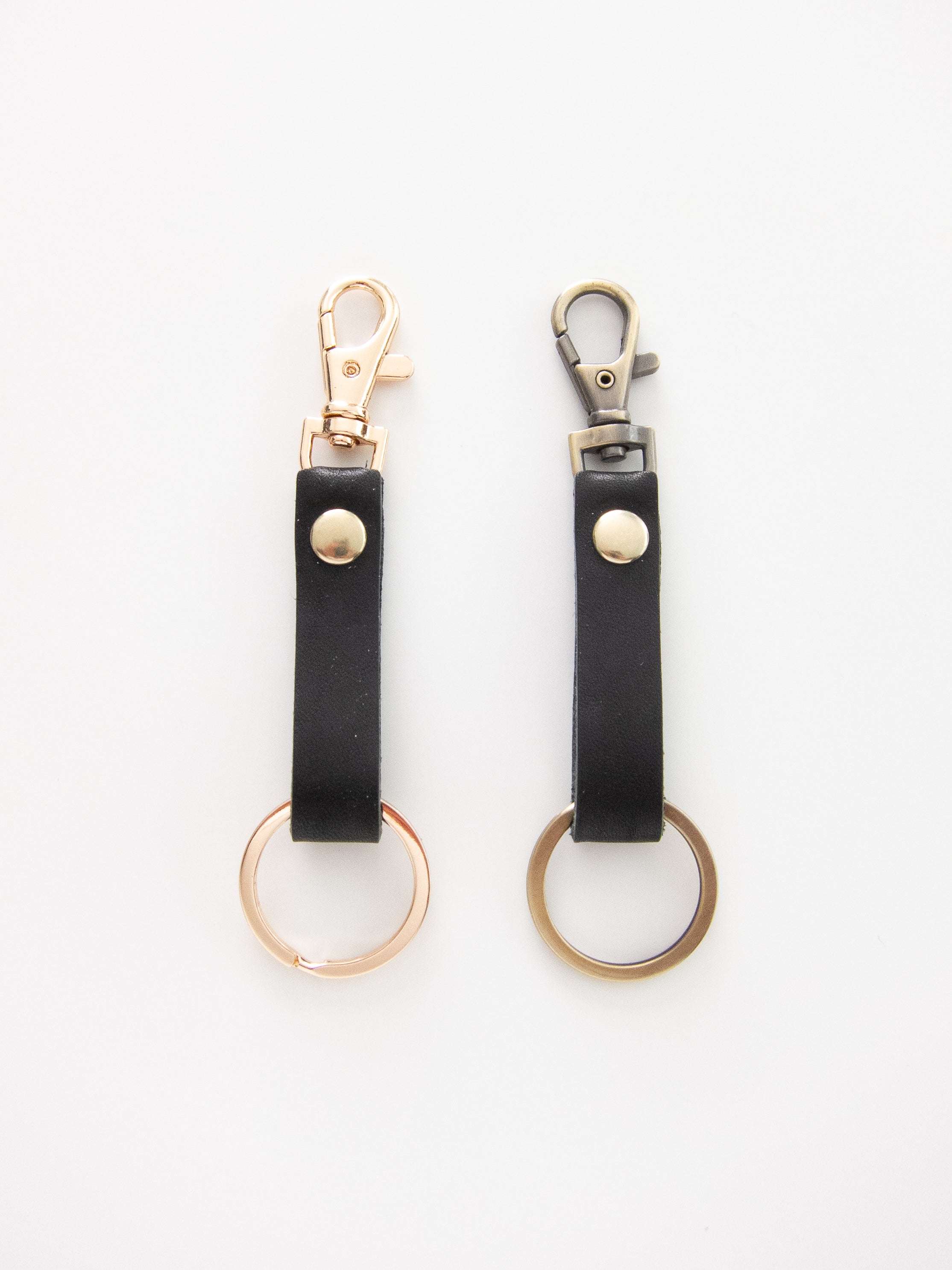 Leather Keychain with Swivel Hook – Passage One